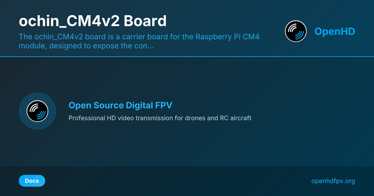 ochin_CM4v2 Board | OpenHD